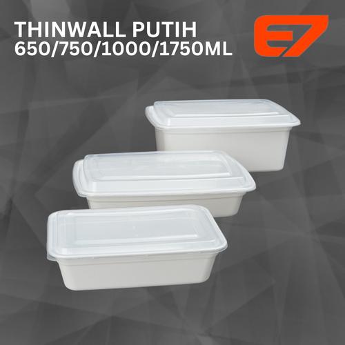 Promo Kotak Makan Thinwall Easypack Putih 650-1750ml - Takeaway box - 5pcs - 650ml - Jakarta ...