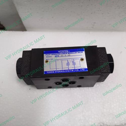 Jual Pilot operated check modular valve YUKEN MPW-01-4-40 - Jakarta ...