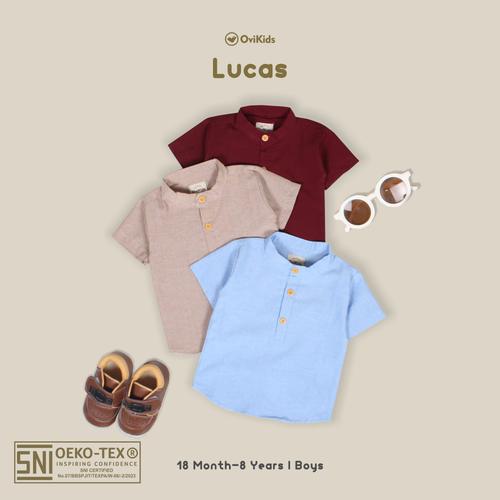 Jual OVIKIDS LUCAS Baju Koko Atasan Anak Laki-Laki Pria 1-8 Tahun ...
