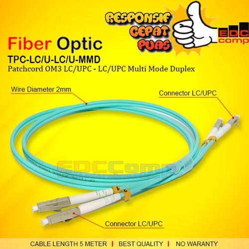 Jual OM3 Duplex LC-LC FO Patch Cords/OM3 Fiber Optic PatchCord 1-5 M ...