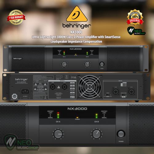 Jual Behringer NX3000 Ultra-Lightweight 3000W Class-D Power Amplifier ...