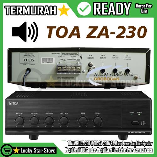 Jual TOA AMPLI ZA 230 W TOA ZA-230W PA Mixer Power Amplifier Speaker Masjid - Kota Palembang ...