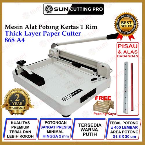 Promo Mesin Thick Layer Paper Cutter A4 868 - Alat Pemotong Kertas 1 ...