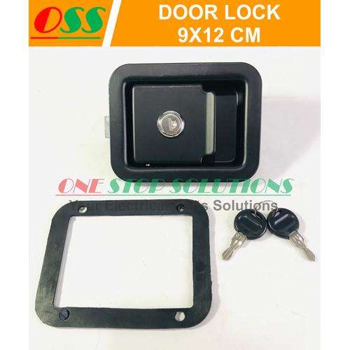 Jual DOOR LOCK / DOORLOCK HITAM BESI SEDANG GENSET PANEL 9x12 CM ...