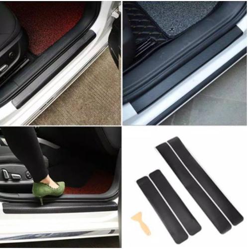 Jual 4 pecs decal sticker carbon 3D sticker pengaman bawah pintu ...
