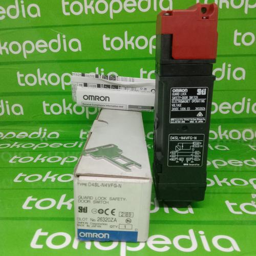 Jual omron guard lock safety door switch D4SL-N4VFG-N 24V DC - Jakarta ...