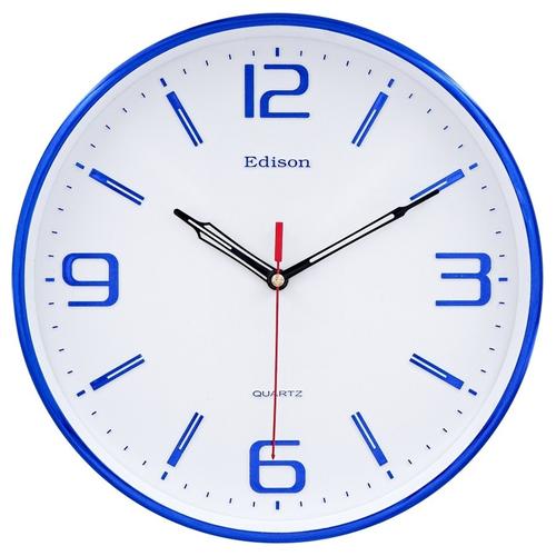 Jual Jam Dinding EDISON EDW-290 T28 Minimalis Design - Biru - Jakarta ...