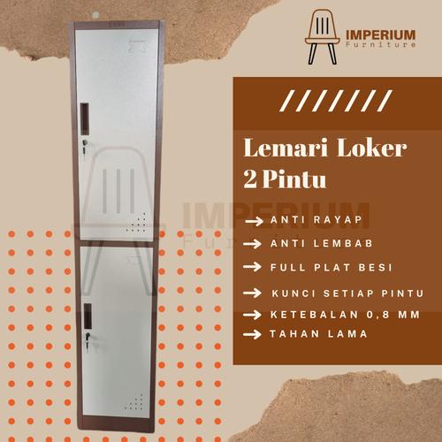 Promo Lemari Loker / Loker 2 Pintu / Lemari Loker 2 Pintu / Loker Besi ...