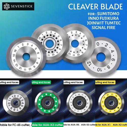 Jual Mata Pisau Cleaver Blade Fujikura Sumitomo INNO CT30 FC6S AUA SKL 6C - 12 Side Blade - Kab ...