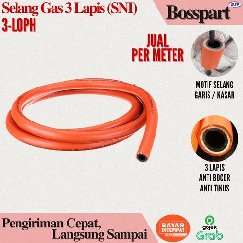 Jual Selang Gas 3 Lapis per Meter / Selang Regulator Gas LPG - 3-LH ...