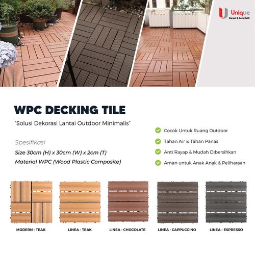 Jual Decking Tile WPC / WPC Decking Tile Outdoor / Lantai Kayu WPC ...