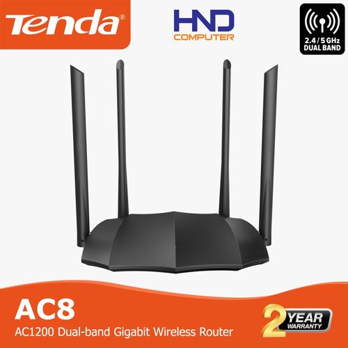 Jual Tenda AC8 AC1200 Dual - Band Gigabit Wireless Router - Kota ...