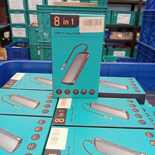 Jual NEW MAGBAC 8 IN 1 USB 3.1 TYPE C HUB 100W FOR MACBOOK AND WINDOWS ...