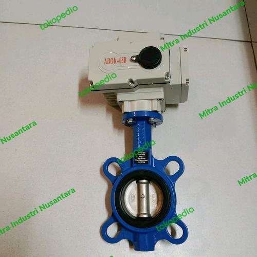 Jual Butterfly Valve Electric Actuator Motorized 2 " inchi / DN 50 ...
