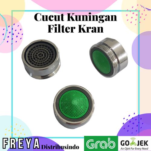 Jual Cucut Kran Air Filter Kran Bathub & Wastafel Bahan Kuningan Anti ...