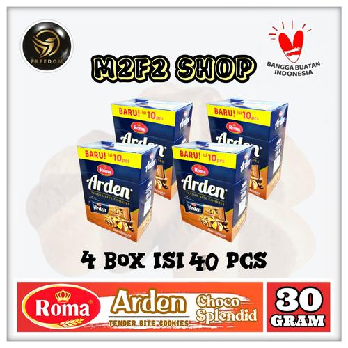 Jual Roma Arden Biskuit Kukis Choco Splendid | Krim Cokelat - 30 gr (4 ...