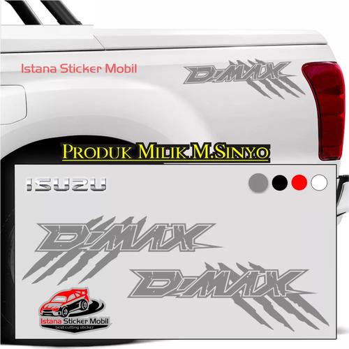Jual stiker mobil dmax list mobil isuzu dmax cutting sticker dmax isuzu ...