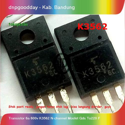 Jual Transistor 6a 600v K3562 N Channel Mosfet Gds - Kab. Bandung ...