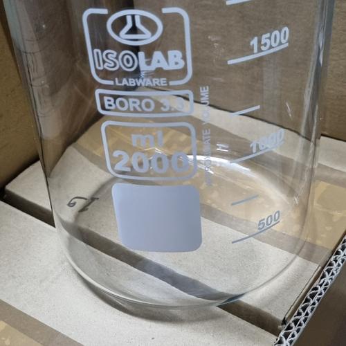 Jual Beaker Glass 2000ml Isolab Germany/Gelas Kimia Kaca 2L - Jakarta ...