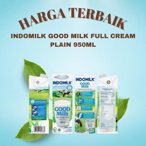 Jual Susu UHT Indomilk Full Cream Plain 950 ml - Kab. Bogor - Shop n Bake | Tokopedia