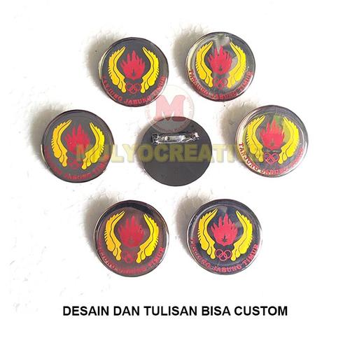 Jual Pin PGRI Bentuk Bulat Logam - Desain dan Tulisan bisa Custom - Kab ...