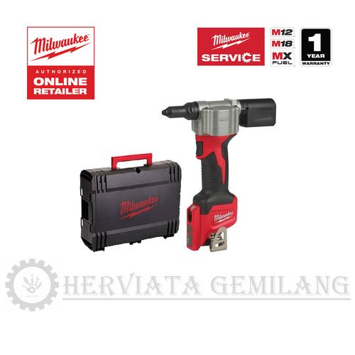 Jual Milwaukee M12 BPRT-0C Cordless Pop Rivet Tool - Alat Paku Keling ...