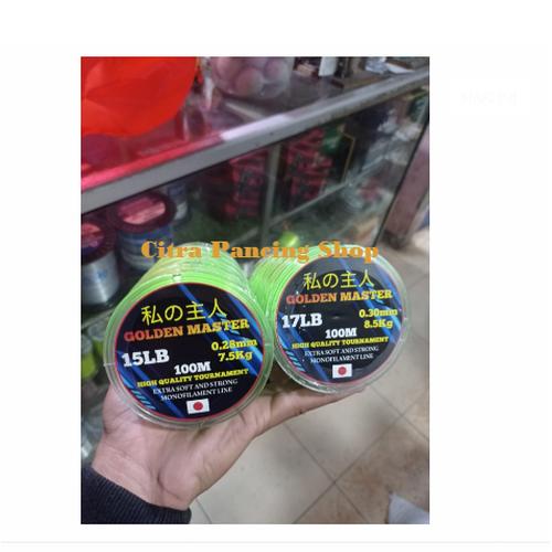 Jual Senar Pancing master Galatama Warna Hijau Stabilo Cepat tenggelam ...