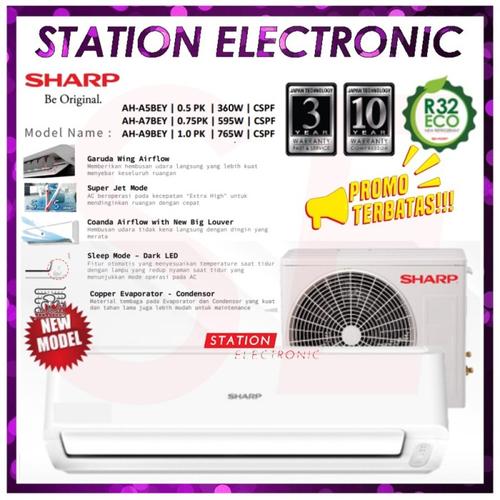 Promo AC Sharp AH-A9BEY / 9 BEY AC Split 1 PK Standard Basic - Unit ...