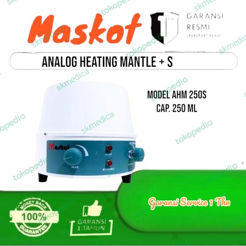 Jual Analog Heating Mantle + Stirrer Cap 250 ml Model AHM 250 S ...