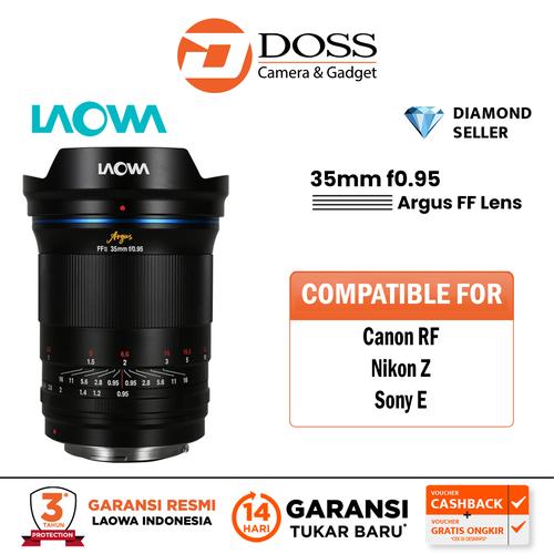 Promo Laowa 35mm f0.95 Argus Venus Optics FF Lens laowa 35 mm f095 Argus ff - Canon RF Cicil 0% ...