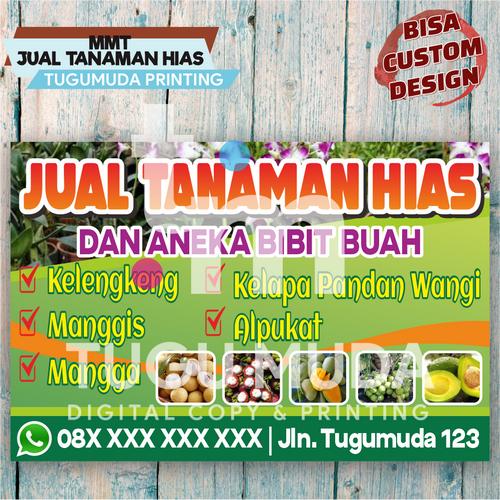 Jual Cetak Spanduk|Banner|MMT - ANEKA TANAMAN HIAS-BUNGA-MAWAR-LILY ...