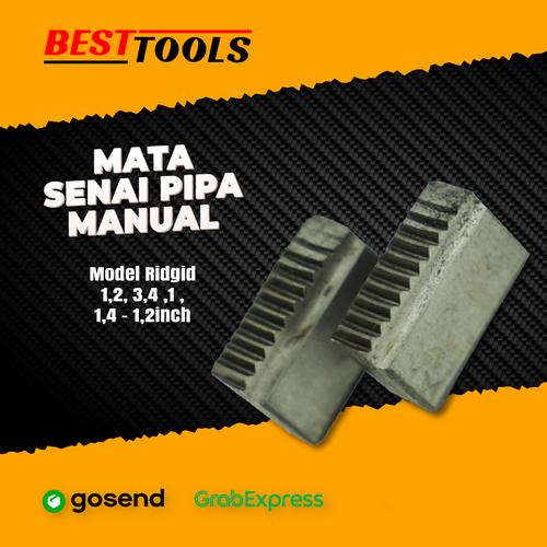 Jual Mata Senai Pipa Manual Model Ridgid 1/2", 3/4" ,1" , 1 1/4" - 1 ...