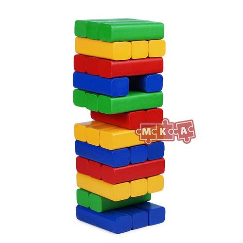 Jual Mainan Edukasi Kayu Anak Balok Stacko Kayu Susun Tumbling Tower ...