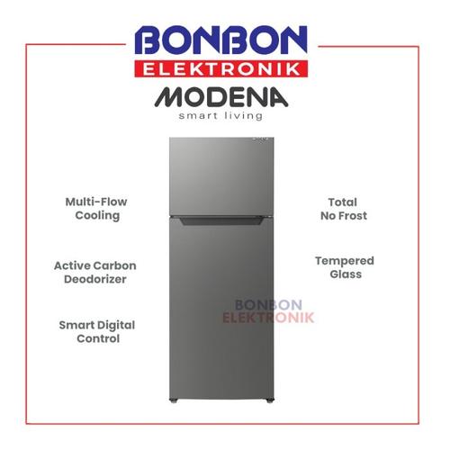 Promo Modena Kulkas 2 Pintu No Frost 365 Liter RF 3651 THDS / RF3651 ...
