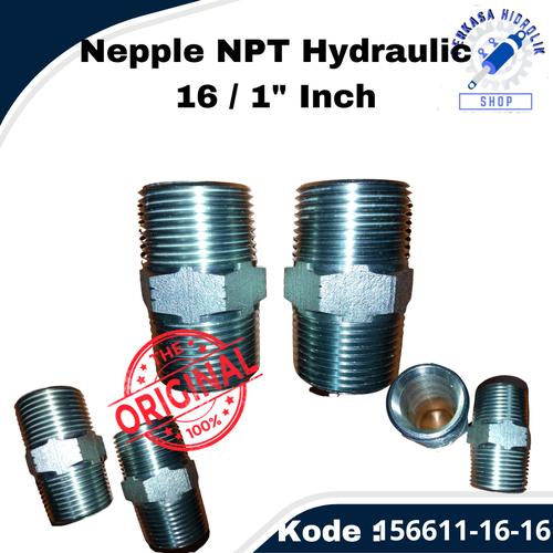 Jual Hydraulic Double Nepple NPT - NPT 1" Inch - Kab. Bekasi - Perkasa ...