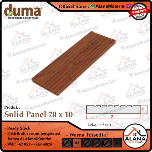 Jual Duma Solid Panel ( 70 x 10 ) 3m 4m WPC 3 4 m 70x10 - 3m, Teak ...