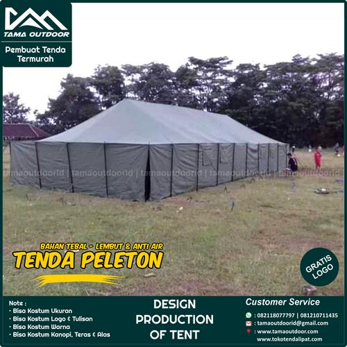 Jual Tenda Peleton - Pleton Barak Armi TNI Originial Asli Uk. 6M x 14M ...