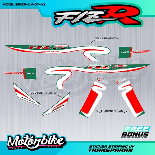 Jual Striping stiker FIZR Transparan Sticker Fiz R Bening - A1 ...