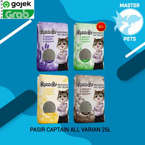 Promo GOSEND Pasir Kucing Gumpal Wangi Captain Betonite 25 Litter - APPLE - Kota Depok - Master ...