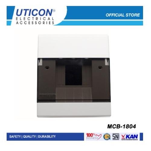 Jual Kotak Panel MCB UTICON MCB Box 4 Group MCB-1804 MCB1804 - Kota ...