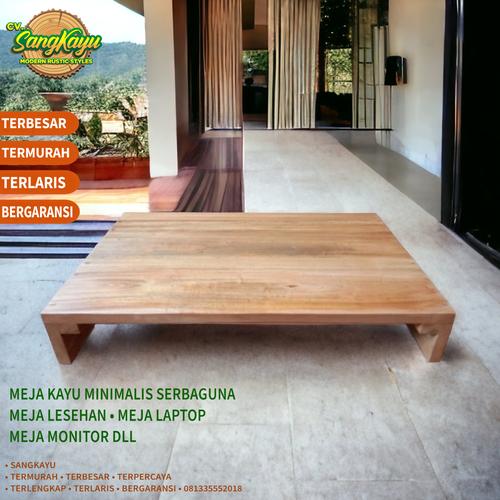 Jual Meja kayu serbaguna 60x50x10cm Multipurpose Table stand display ...