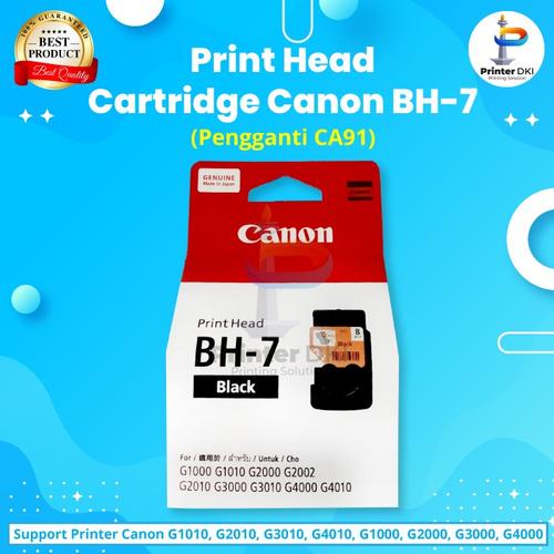 Jual Head Cartridge BH7 CH7 Black Pengganti CA91 Printer G1010 G2010 ...