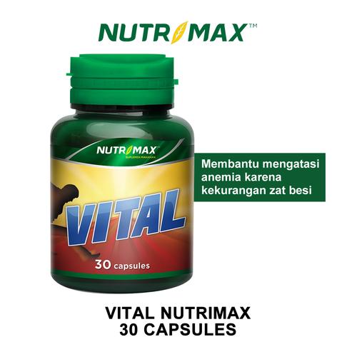 Jual Nutrimax Vitamin Multivitamin Supplemen Original - VITAL 30 CAP ...