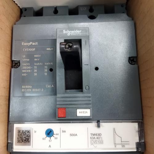 Jual mccb schneider CVS100F 3P 100A 36ka LV510337 TM100D - Jakarta ...