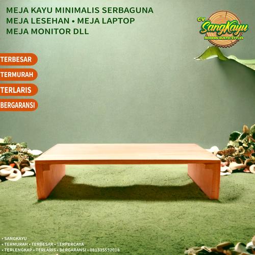Jual Meja kayu serbaguna meja monitor stand laptop table meja tanaman ...