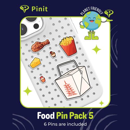 Promo Pinit Food Pin Pack 5 with 6 Pins for Decorate and Custom - Kota ...