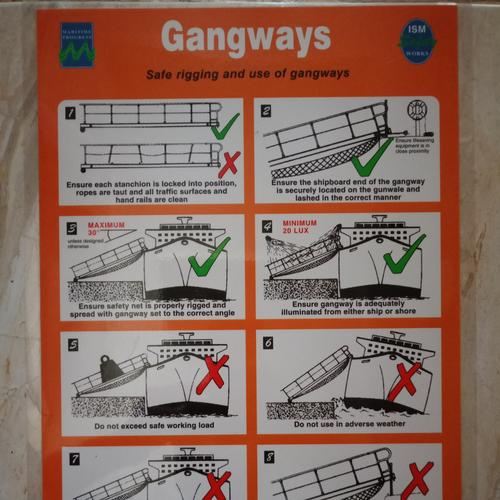 Jual Safety Poster Gangways Impa Code 331514 - Kab. Bekasi - Clairine ...