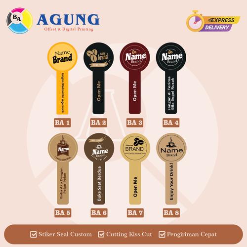 Jual Stiker Label Seal Botol Minuman, Toples Kue, Segel Serbaguna - HVS ...