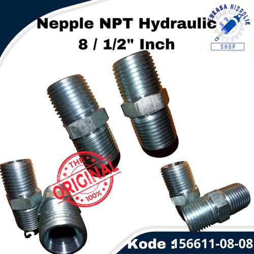 Jual Hydraulic Double Nepple NPT - NPT 1/2" Inch - Kab. Bekasi ...