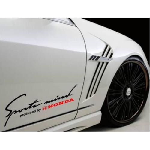 Jual 2 pecs sticker sport mild sticker mobil honda cutting sticker ...
